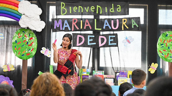 María Laura Dedé visitó el CDI 2 Paraíso de Colores