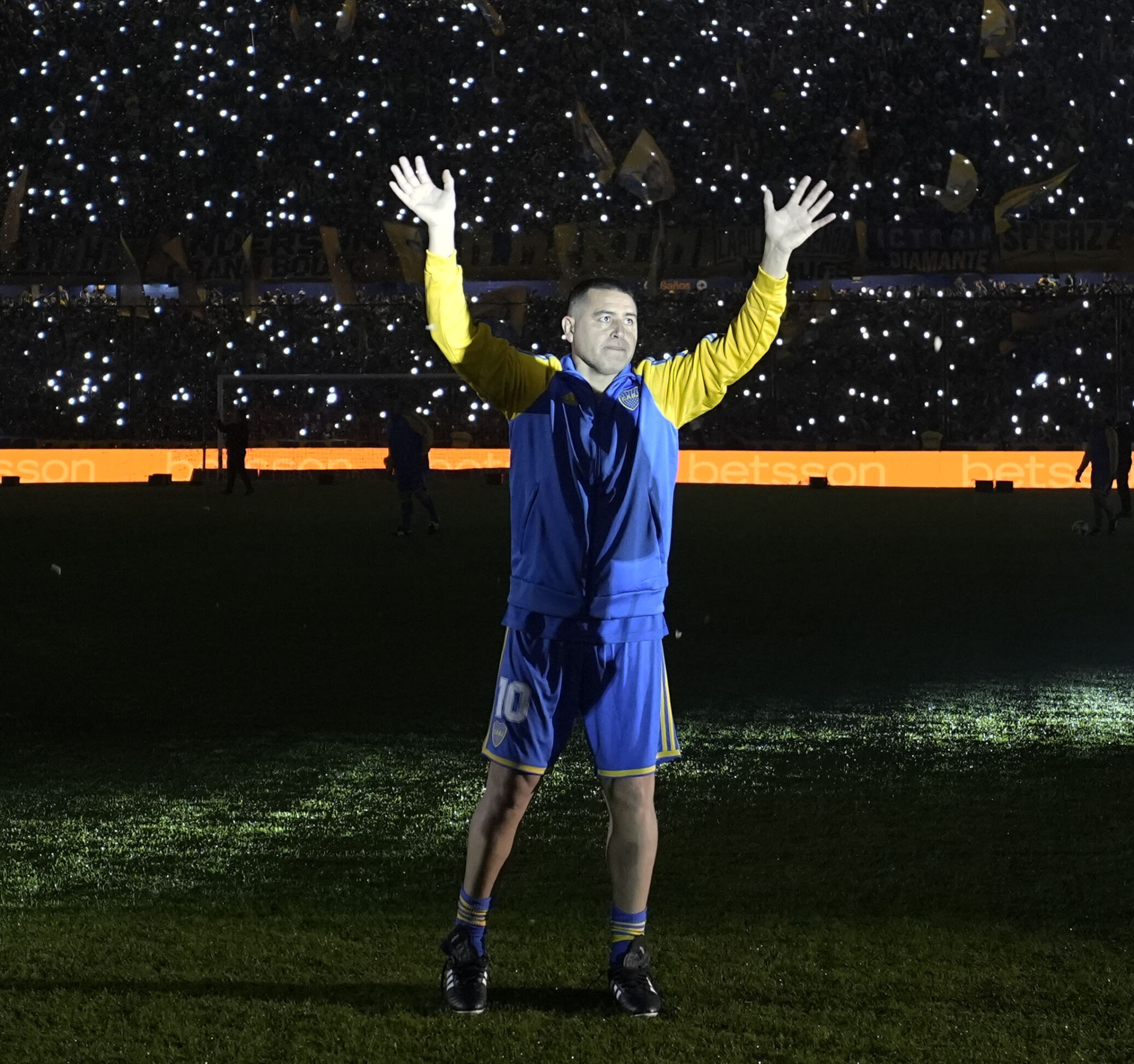 Juan Román Riquelme vivió su fiesta despedida soñada en La Bombonera ...