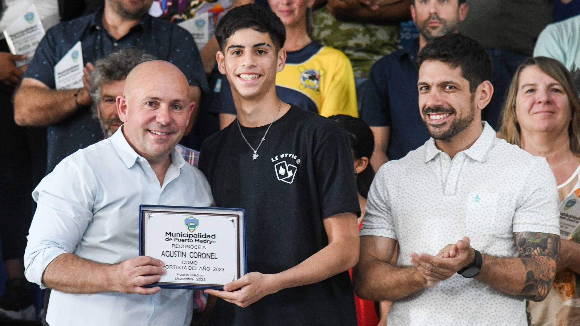 Agustín Coronel fue elegido el deportista del año