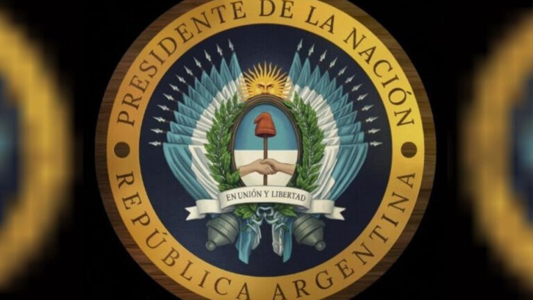 El nuevo logo presidencial de Javier Milei