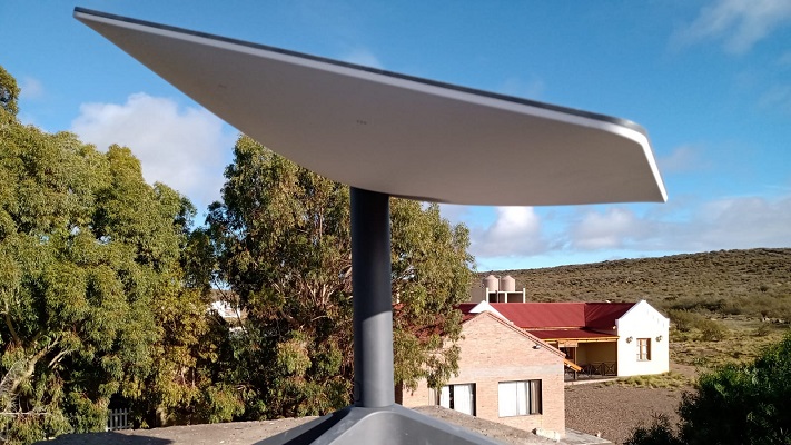 Dónde se encuentra la primera antena de Starlink instalada cerca de Madryn